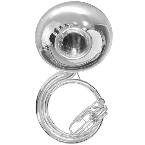 Melhart Music Center - Adamson ASO300S Silver Sousaphone