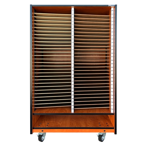 Choral Mobile Folio Cabinet with Storage Below